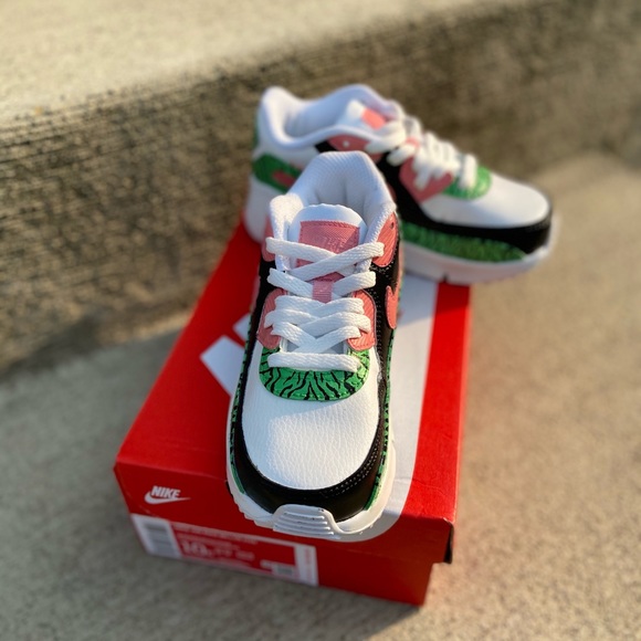 Nike | Shoes | Custom Tiger Melon Nike Air Max | Poshmark